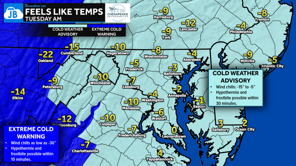 Tonight: Cold Weather Advisory In Effect - JB Weather